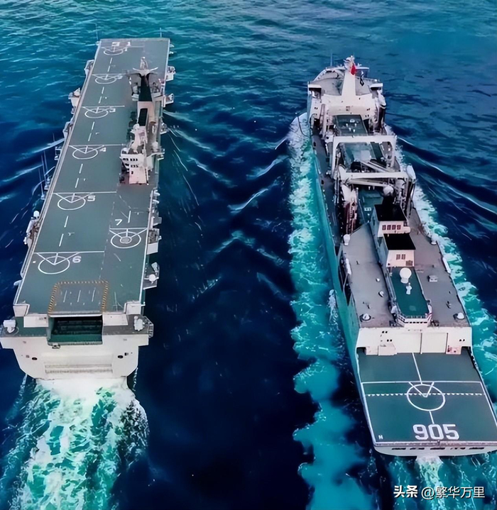龙腾四海，901型综合补给舰，中国追赶美国，到底有多强悍？