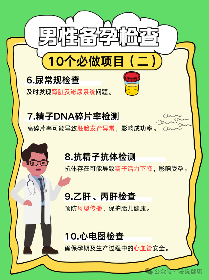 男性备孕检查，这10个项目一定要做__财经头条__新浪财经