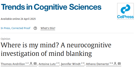 Trends Cogn Sci：为什么明明醒着，有时候大脑却突然"一片空白"？__财经头条__新浪财经