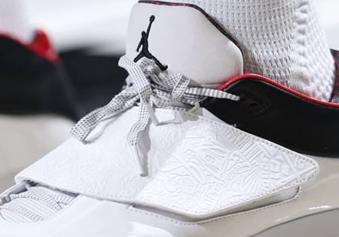AJ40 x AJ20 惊现 NBA 赛场！实物第一次见！|AJ4|AJ|nba|aj(air jordan)|实物|赛场|球星|彩蛋|后跟 ...