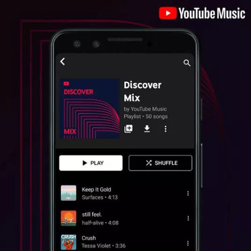 YouTube Music推出类似Spotify的个性化播放列表_手机新浪网