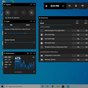 取代三方工具 Win10原生支持桌面CPU/内存/FPS状态小部件了_手机新浪网
