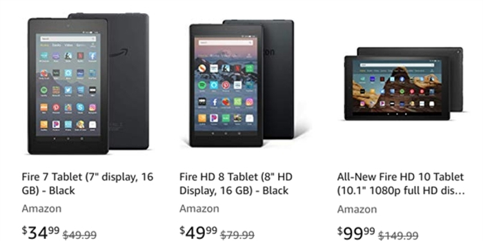 亚马逊3款Fire平板降价促销：最低仅需241元即可入手_手机新浪网