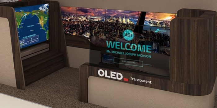 LG CES 2020展示一系列OLED新产品 包括飞机机舱弯曲OLED显示屏_手机新浪网