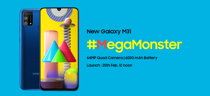 三星Galaxy M31将于印度发售 售价约15000卢比__财经头条