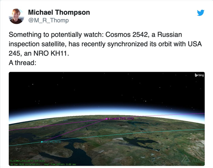 美间谍卫星被俄神秘卫星“尾随”，军事专家警惕监视行为|卫星|间谍卫星|俄罗斯_新浪新闻