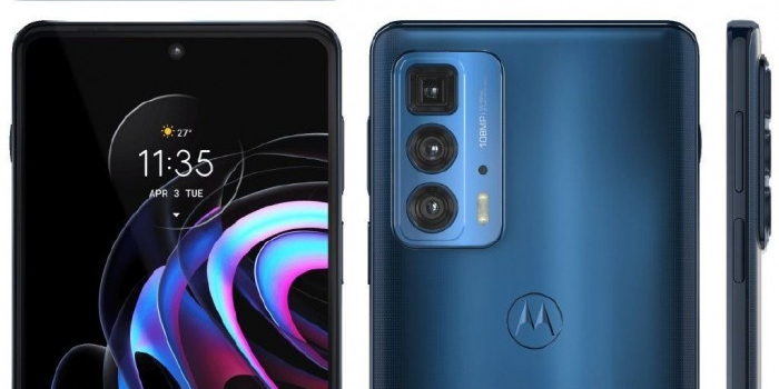 MOTO Edge 20 Pro渲染图曝光：骁龙870+居中单孔+1亿潜望后摄_手机新浪网