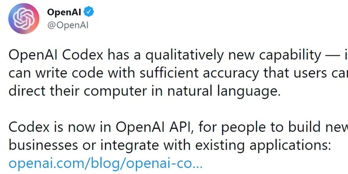 支持文字和语音指令，AI实时自动编程，OpenAI升级版Codex终于面世了_手机新浪网
