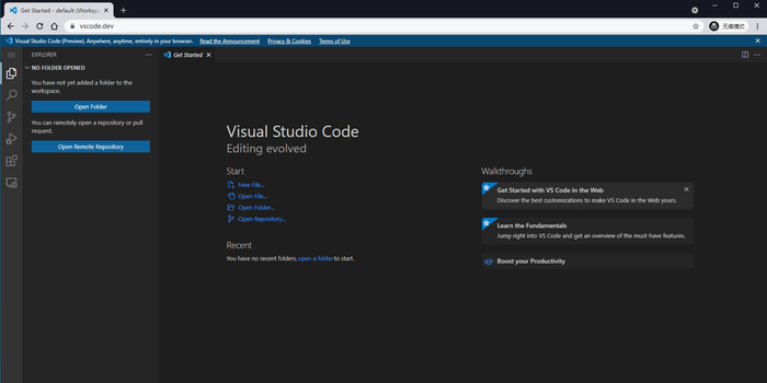 微软发布可完全在浏览器中运行的轻量级VS Code工具_手机新浪网