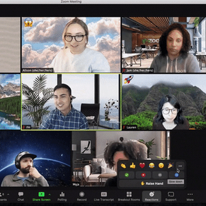 Zoom更新带来更多emoji表情符号反应选项及新的注释功能_手机新浪网