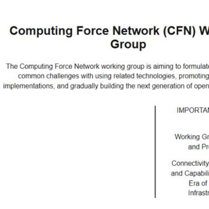 中国移动研究院主导在OpenInfra Foundation成立全球首个算力网络开源社区_手机新浪网