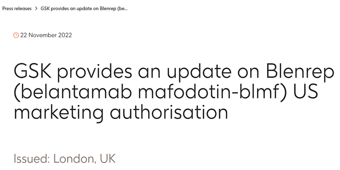 肿瘤药物领域再遇挫折 葛兰素史克停止在美国销售Blenrep_手机新浪网