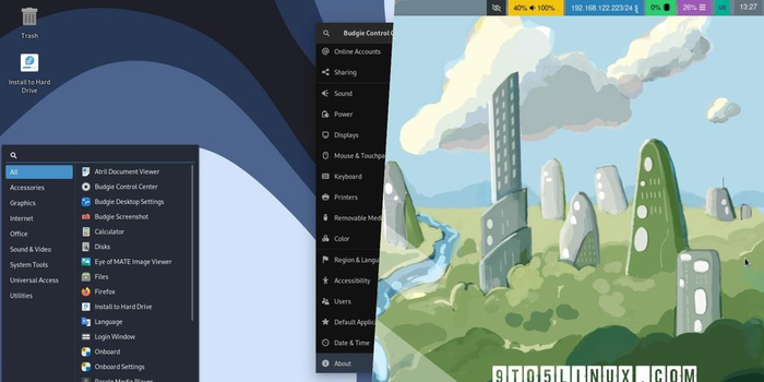 Fedora Budgie / Sway 两个 Spins 版本截图曝光_手机新浪网