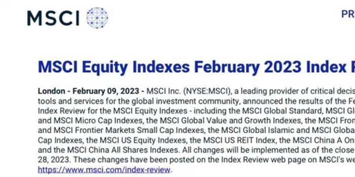 MSCI中国指数调整：新纳入12只成分股，康方生物等生物医药股受关注_手机新浪网