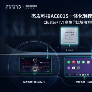 四维图新旗下杰发科技AC8015一体化轻座舱方案成功实现量产上市_手机新浪网