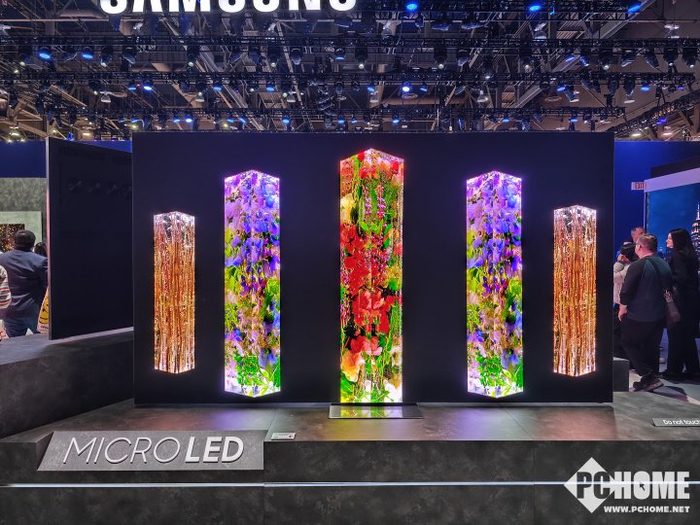 CES2024：三星首次全球展出透明/可拼接MicroLED面板_手机新浪网