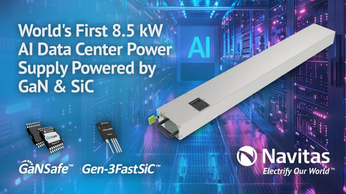 GaN+SiC！纳微全球首发8.5kW AI数据中心服务器电源|纳微|电源|氮化_新浪新闻
