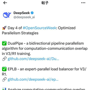 DeepSeek开源第4弹:优化的并行策略_手机新浪网