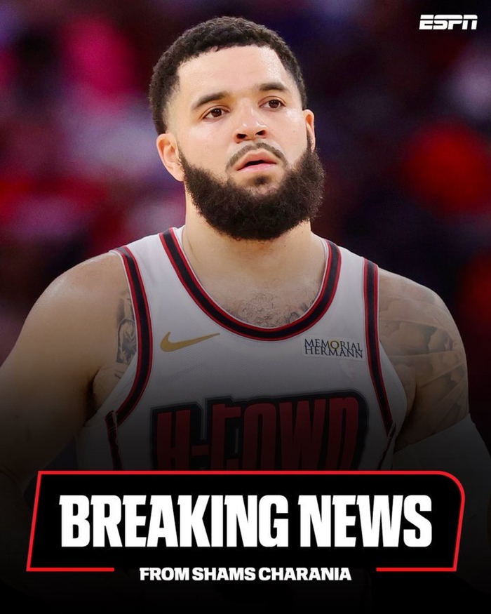 Shams：火箭后卫范弗里特前十字韧带撕裂，可能赛季报销|休斯敦火箭|弗雷德-范弗里特|弗雷德·范弗里特|nba|火箭队_手机新浪网