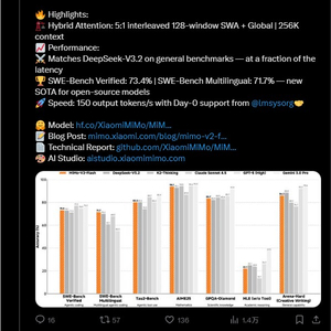 小米发布并开源MiMo-V2-Flash大模型|小米|智能体|推理|AI|小米_手机新浪网