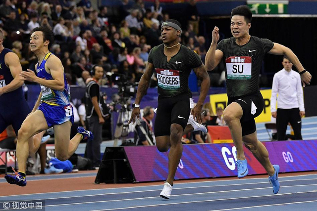 田联室内巡回赛伯明翰站男子60米：苏炳添6秒47夺冠_新浪图片