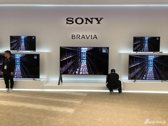 AWE 2018索尼展台：OLED电视A8F成为主角_新浪图片