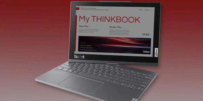 联想发布ThinkBook Plus Twist：OLED 主屏+彩色墨水副屏_手机新浪网