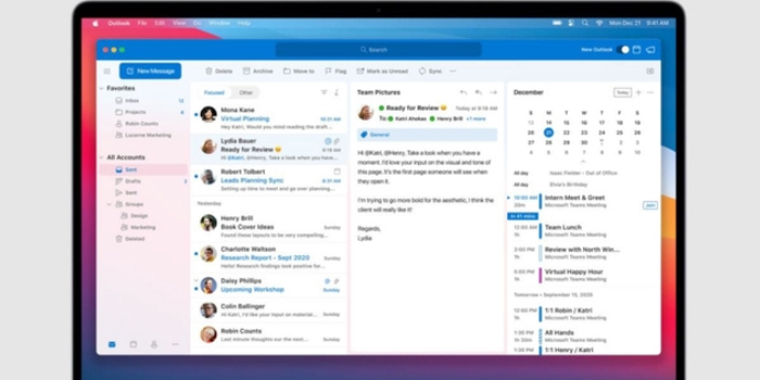 微软宣布2月中旬推出全新设计的Mac版Outlook客户端_手机新浪网