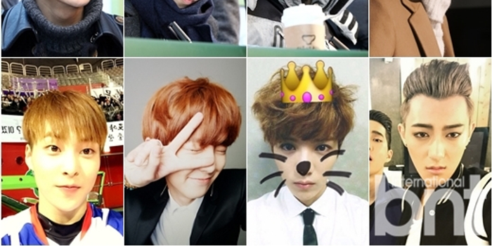 韩情脉脉：盘点男团EXO帅气惹眼的发型_手机新浪网