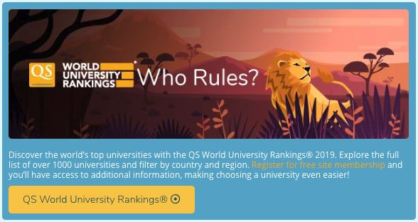 U.S.News, QS, THE...排名这么多，我该看哪个？【附排名与雅思成绩要求】