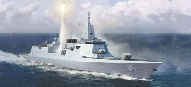 中国第6艘055确认开工，造舰规模空前，主力打造一流海军|海军|舰艇|驱逐舰|海军|舰艇_手机新浪网
