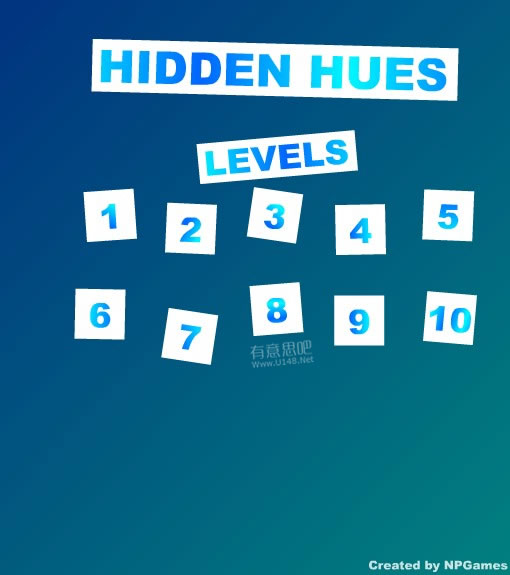 猜图形游戏：隐藏色调（Hidden Hues）