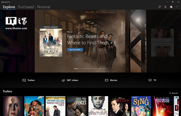 电影和电视Win10 UWP版更新：支持全新分享、U盘播放_手机新浪网
