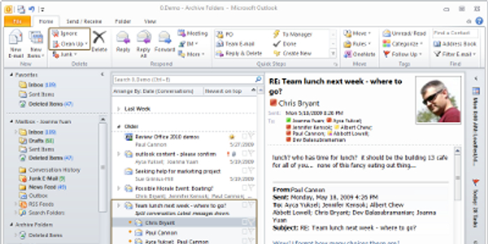 微软 Office Outlook 2010 的十大优点_手机新浪网