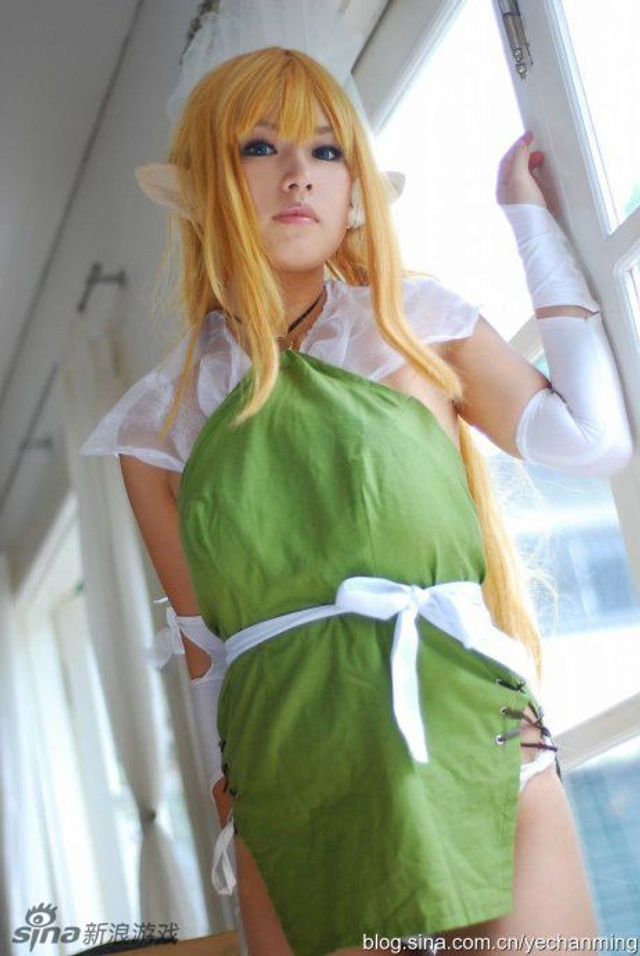 【cosplay】《零之使魔》性感撩人蒂法妮娅_新浪图片