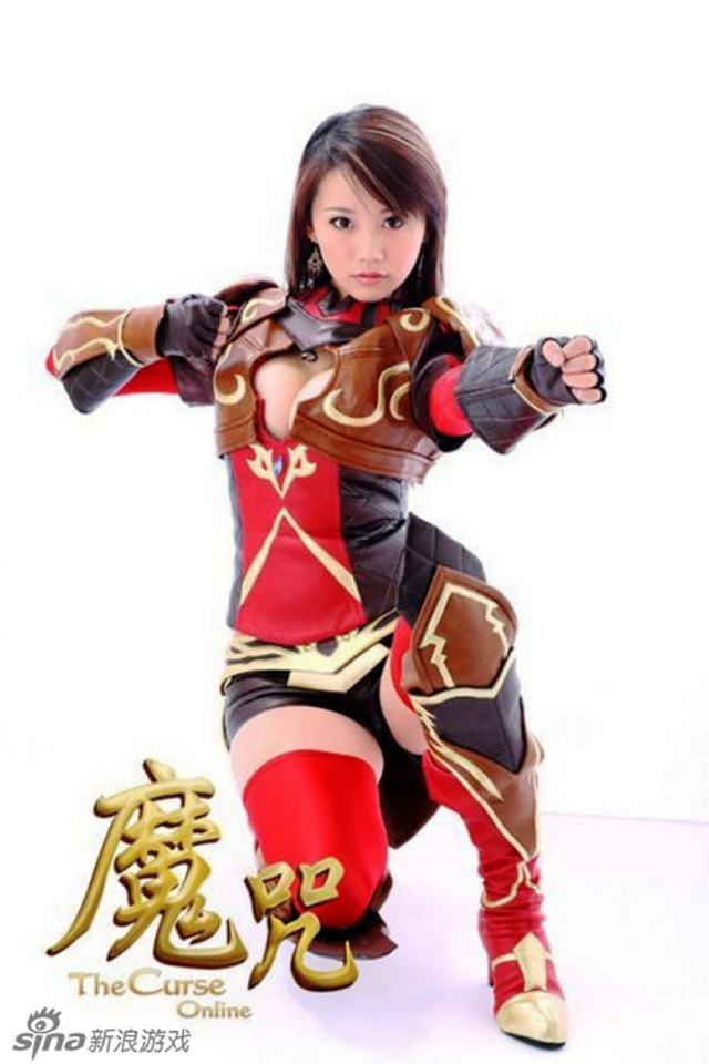 性感美眉《魔咒OL》cosplay_新浪图片
