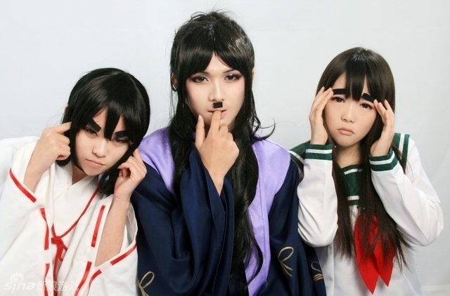 犬夜叉 甜美艾拉COS日暮戈薇_新浪图片