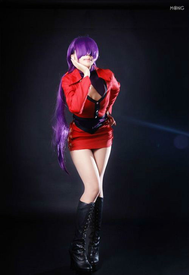 人间胸器 《拳皇》Shermie真人性感Cos欣赏_新浪图片