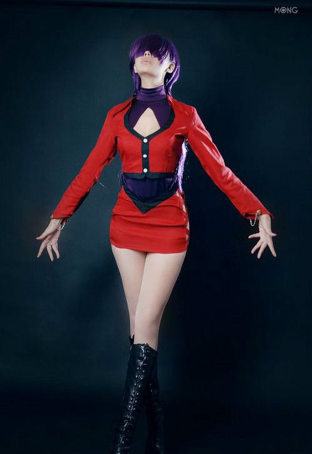 人间胸器 《拳皇》Shermie真人性感Cos欣赏_新浪图片