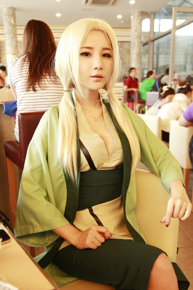 LOL美女解说伊芙蕾雅现身CJ cos照曝光_新浪图片