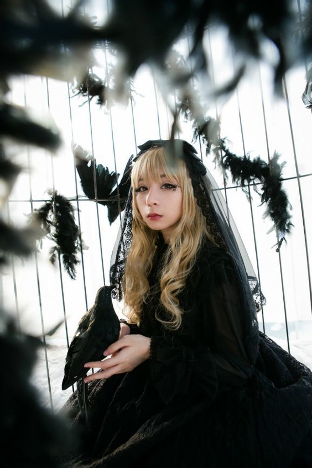 黑丝吊带！女装430友情cos日系魔法少女_新浪图片