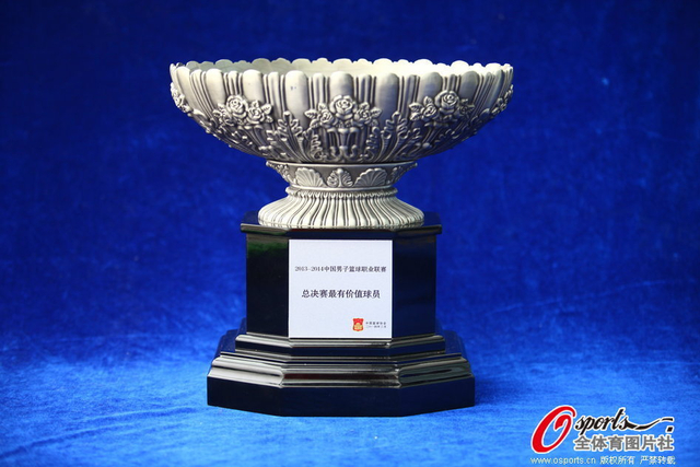 总决赛MVP奖杯写真_新浪图片