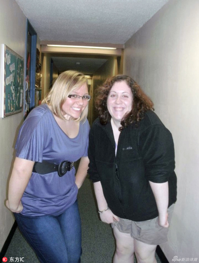 美国胖妞遭青梅竹马嫌弃 而后怒减130斤雪耻_新浪图片