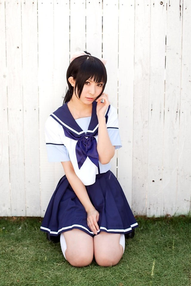 璃波 rinami 《Love Plus》高岭爱花 COS_新浪图片