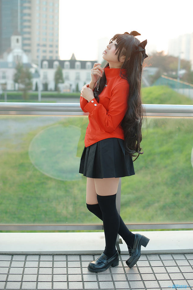 Fate stay night 远坂凛 COS_新浪图片