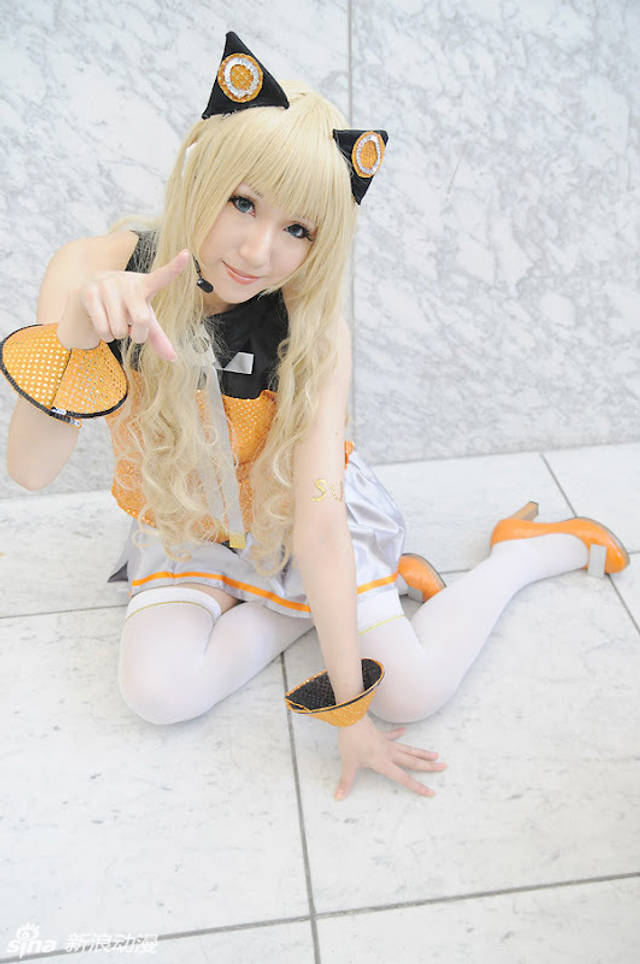 韩国初音SeeU可爱甜美COS集_新浪图片