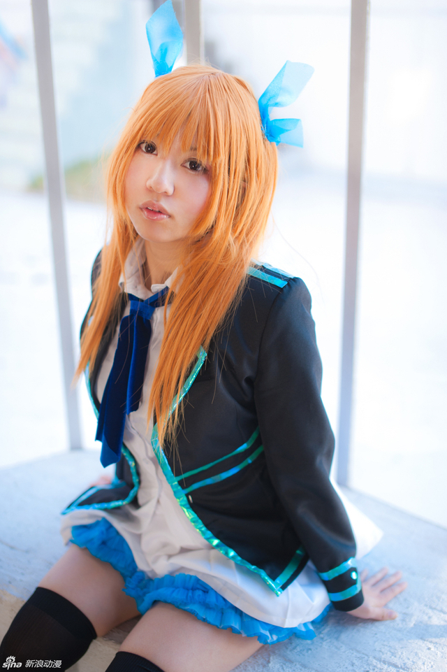 台湾之光 “OS娘”蓝泽光，萌化拟人小性感COS_新浪图片