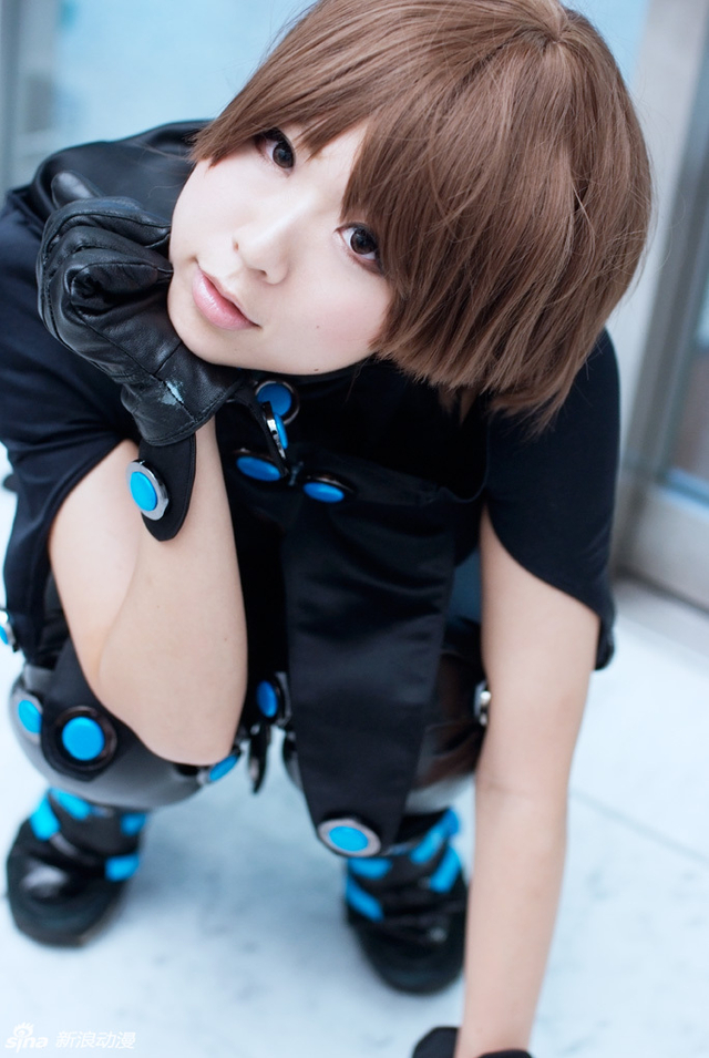 杀戮都市Gantz岸本惠，超性感镂空装扮COS_新浪图片