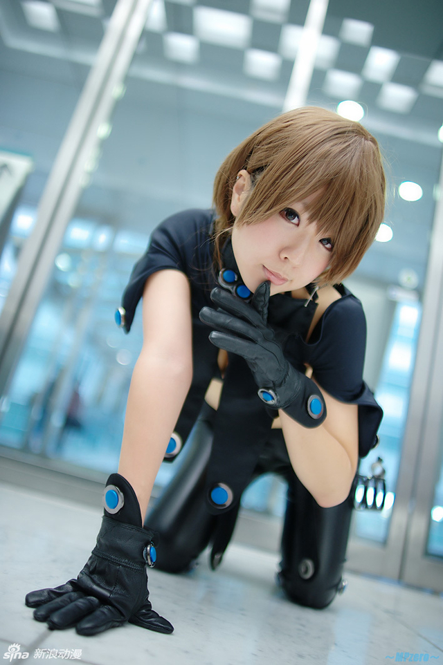 杀戮都市Gantz岸本惠，超性感镂空装扮COS_新浪图片