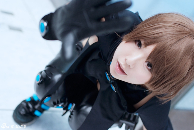 杀戮都市Gantz岸本惠，超性感镂空装扮COS_新浪图片